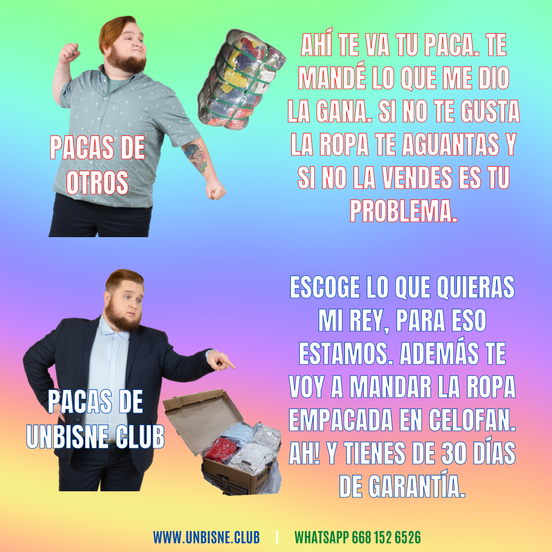 ¿Qué hacer con una paca de ropa americana? – Unbisne Club